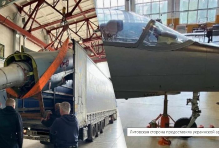 Litva Ukrainaga jangovar samolyot yubordi