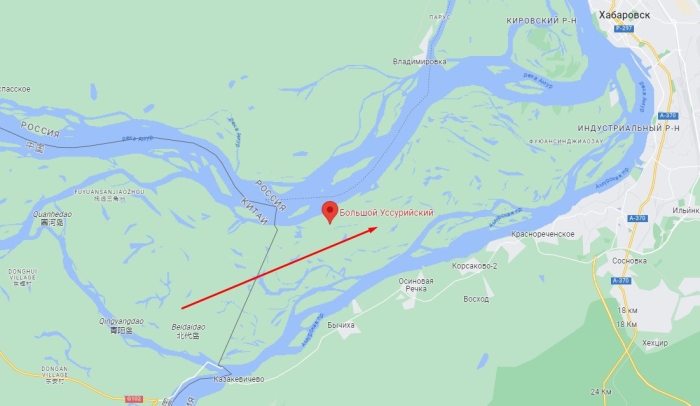 Xitoy Rossiyaning hududini o‘ziga qo‘shib oldi