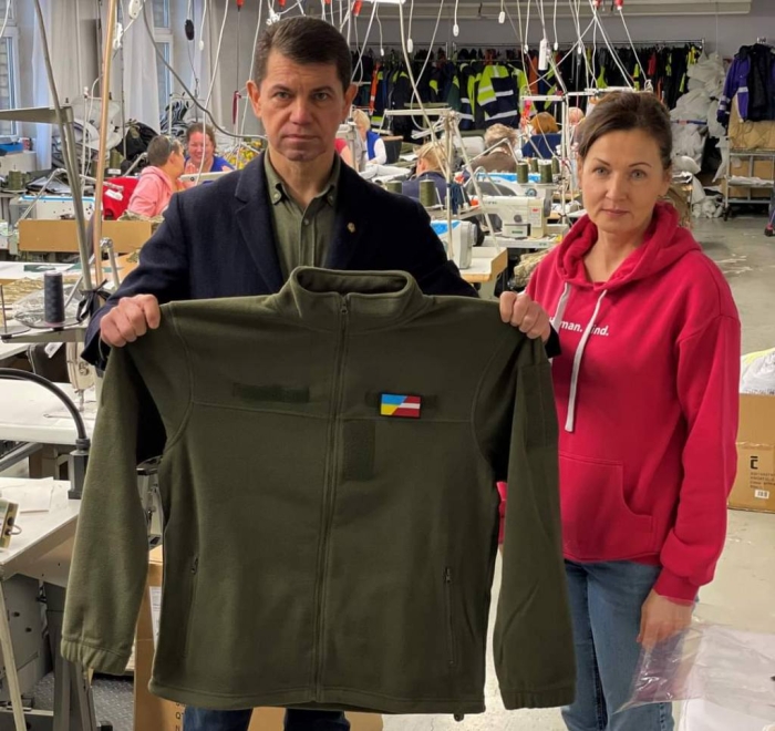 Latviyada Ukraina uchun qishki formalar tikilishi boshlandi