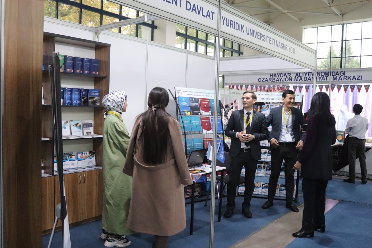 Toshkent davlat yuridik universiteti “Tashkent Book Fest – 2022” III xalqaro kitob yarmarkasida ...